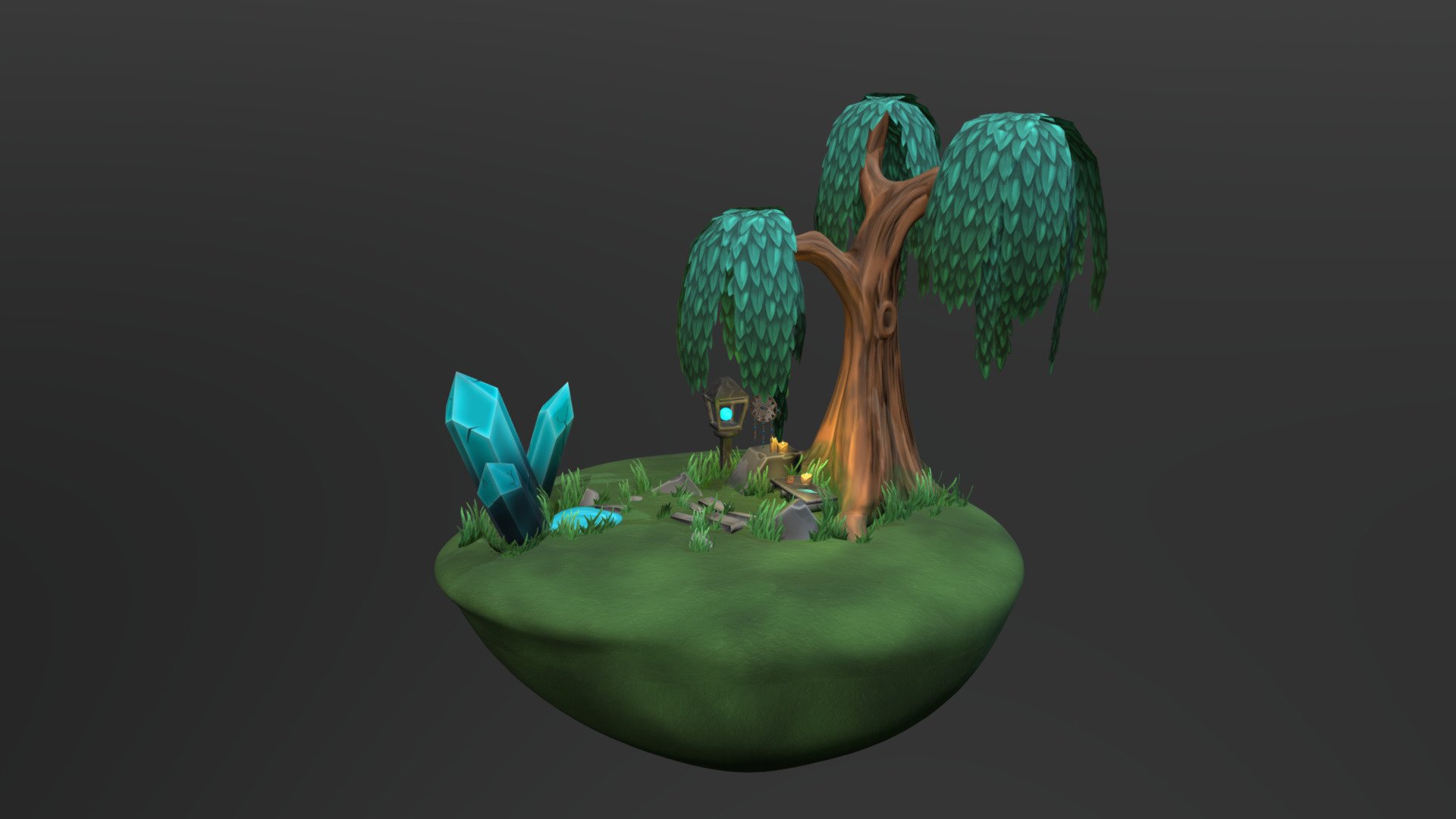 Little Shrine - 3D model by Ireyon [e345619] - Sketchfab