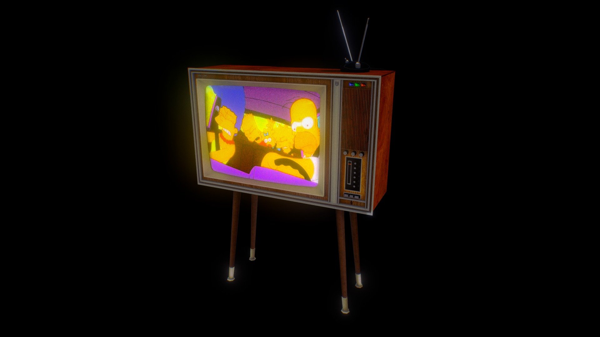 Old TV - Download Free 3D model by mohsen_a.ebrahimi [e348789] - Sketchfab