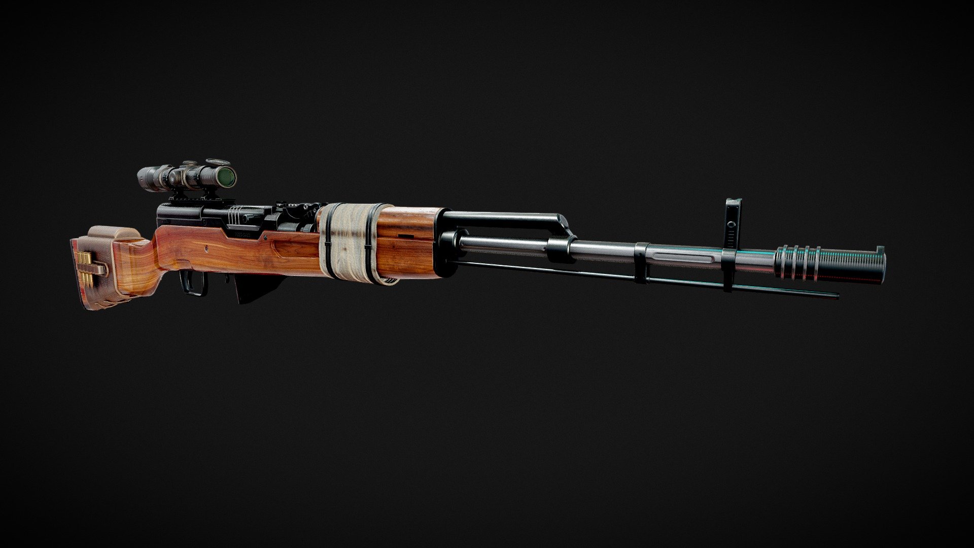 Battle Rifle - 3D model by amazingStanley [e3498fd] - Sketchfab