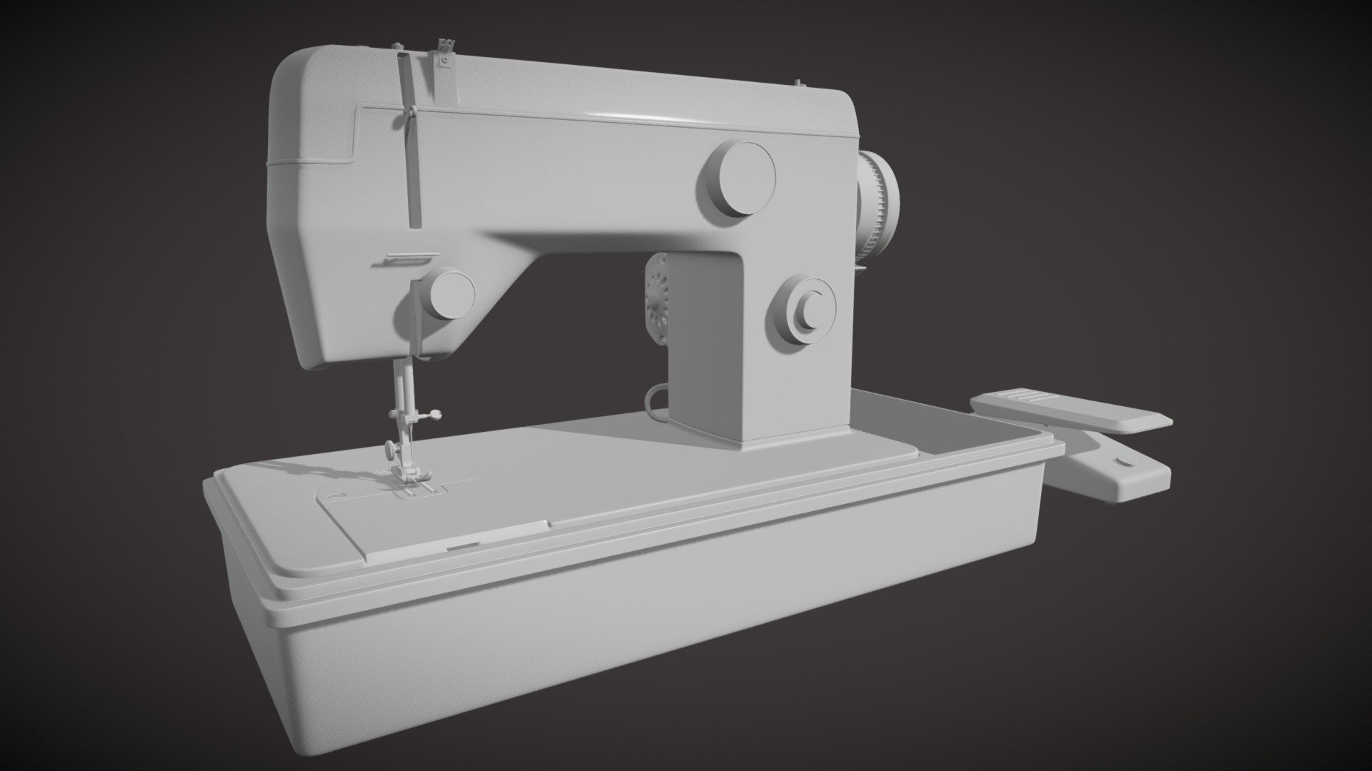 Sewing machine - 3D model by Vitalii_Mykhalevych [e34aa9d] - Sketchfab