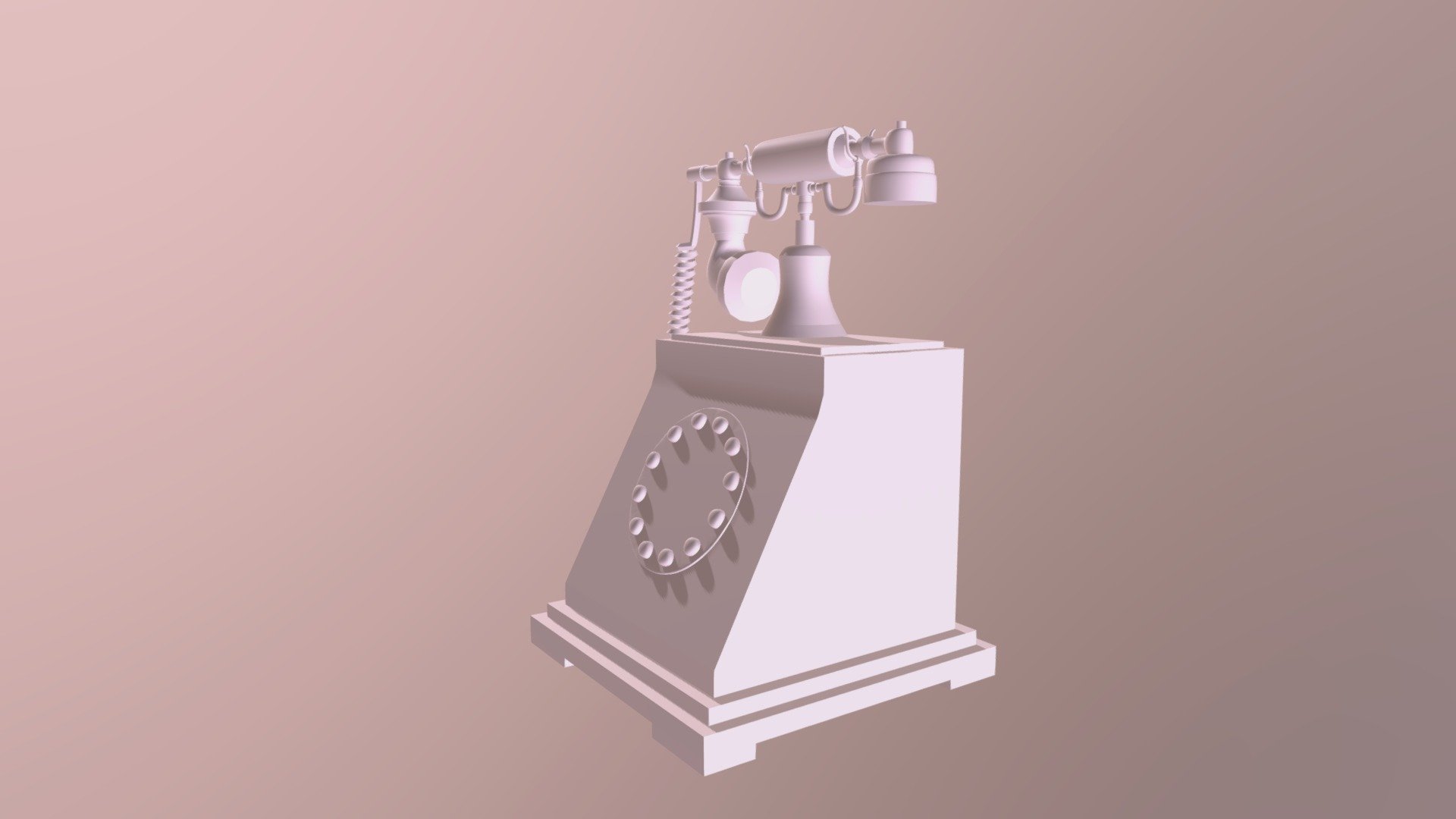 RotaryTelephone - 3D model by Doomseidzarro [e34b9e6] - Sketchfab