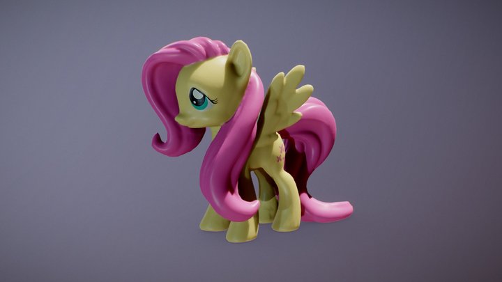 Fluttershy 3D models - Sketchfab