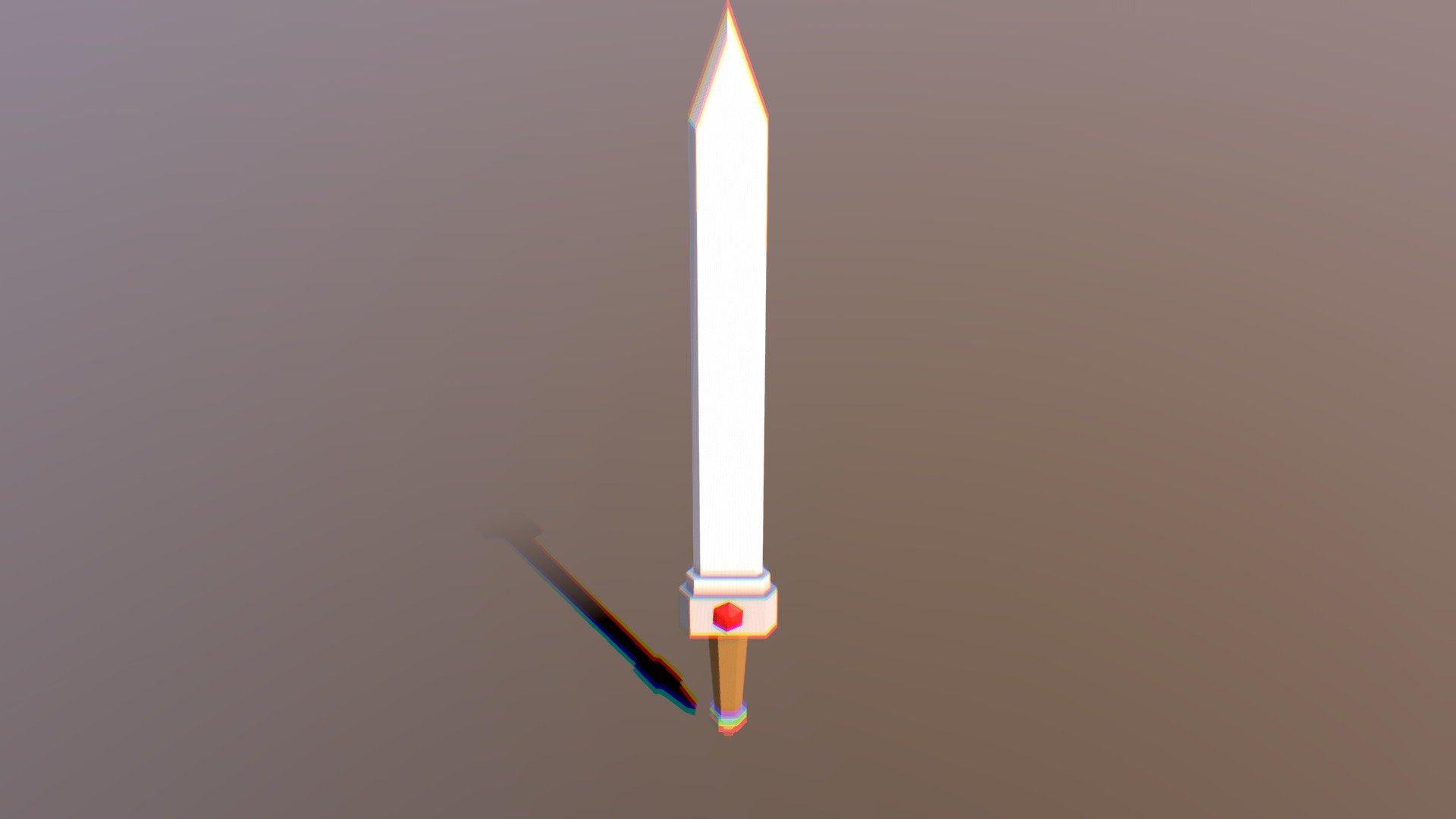 low poly sword - 3D model by Yeloden.Pesuelo [e34e5a5] - Sketchfab