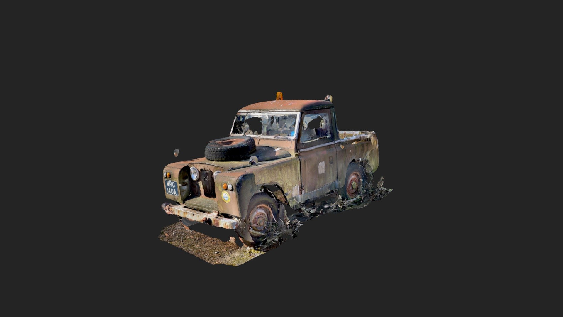 Rusty land rover - Download Free 3D model by Phillywassupp [e350c7f ...