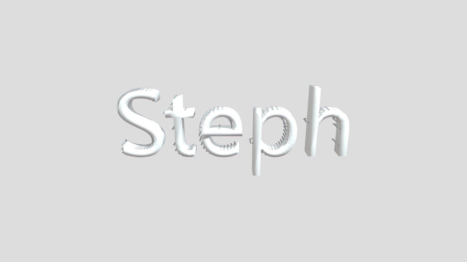 Steph type - 3D model by or3ospy (@orionspy) [e35169d] - Sketchfab