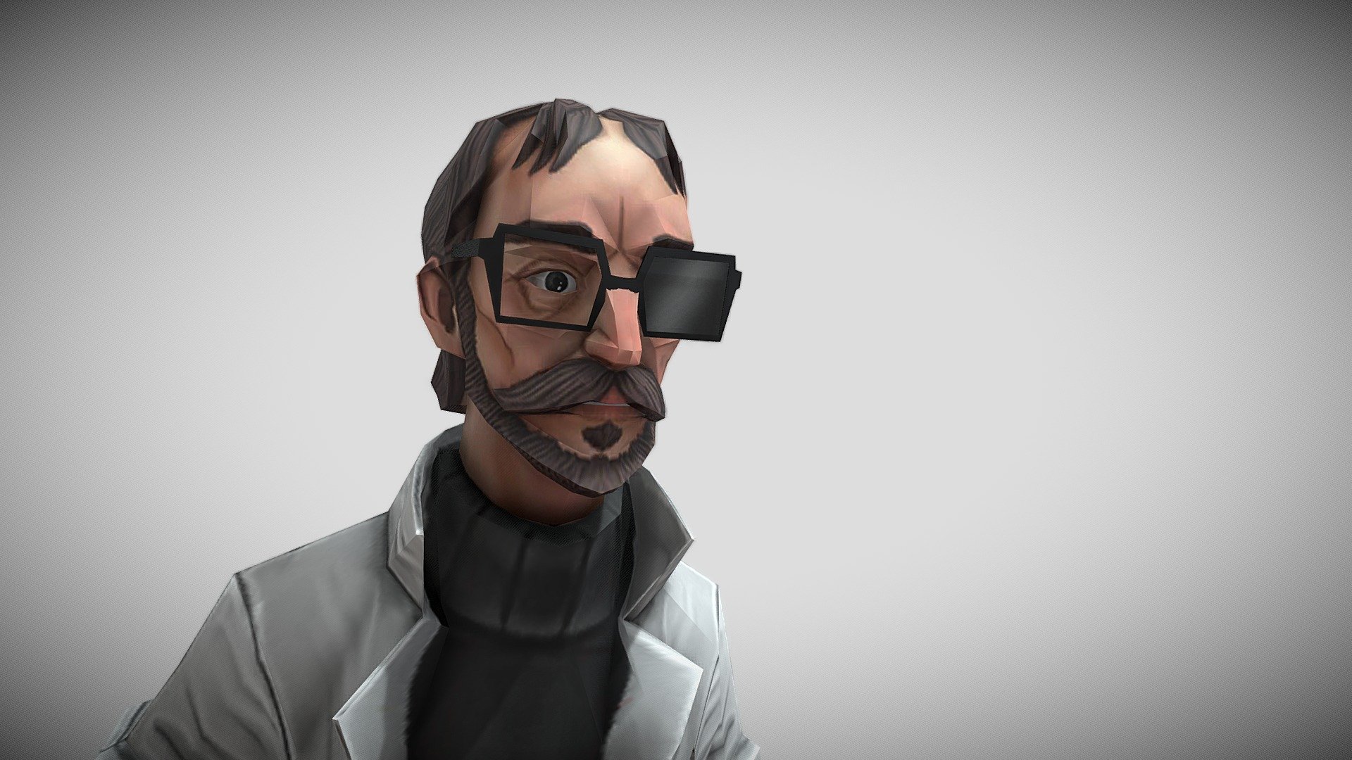 Wheelbarrow Walk Dr. White - Download Free 3D model by cool guy (@engantogs) [e351ced] - Sketchfab