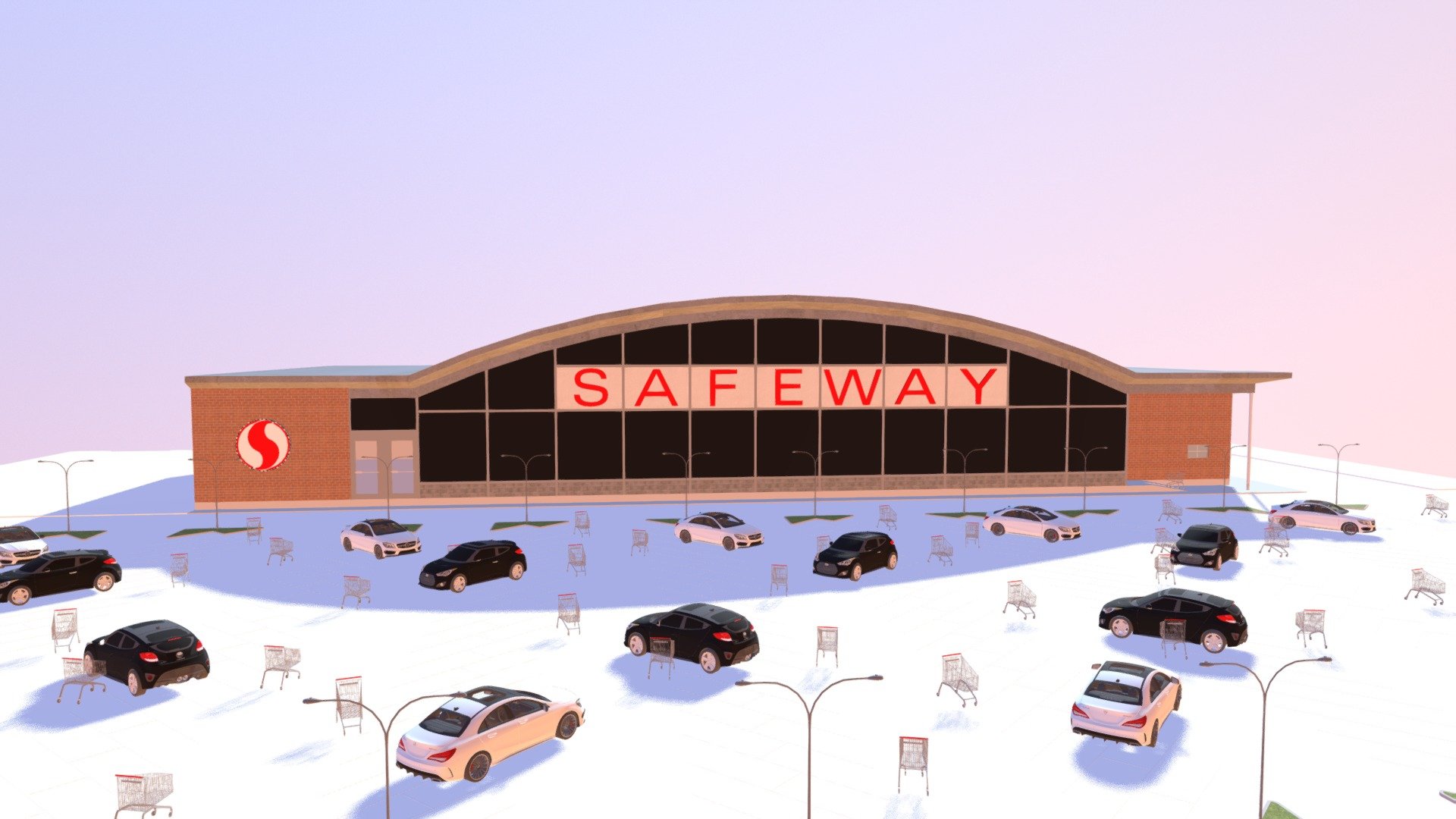 Shopping Center Final 2016 - 3D model by vtsa [e3523e4] - Sketchfab