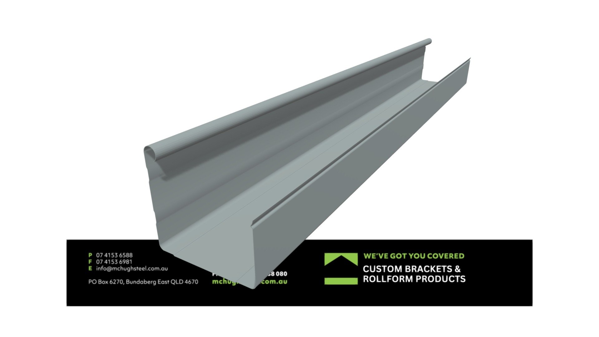 SQGWY Squareline Gutter Colorbond Windspray - 3D model by mchughsteel ...