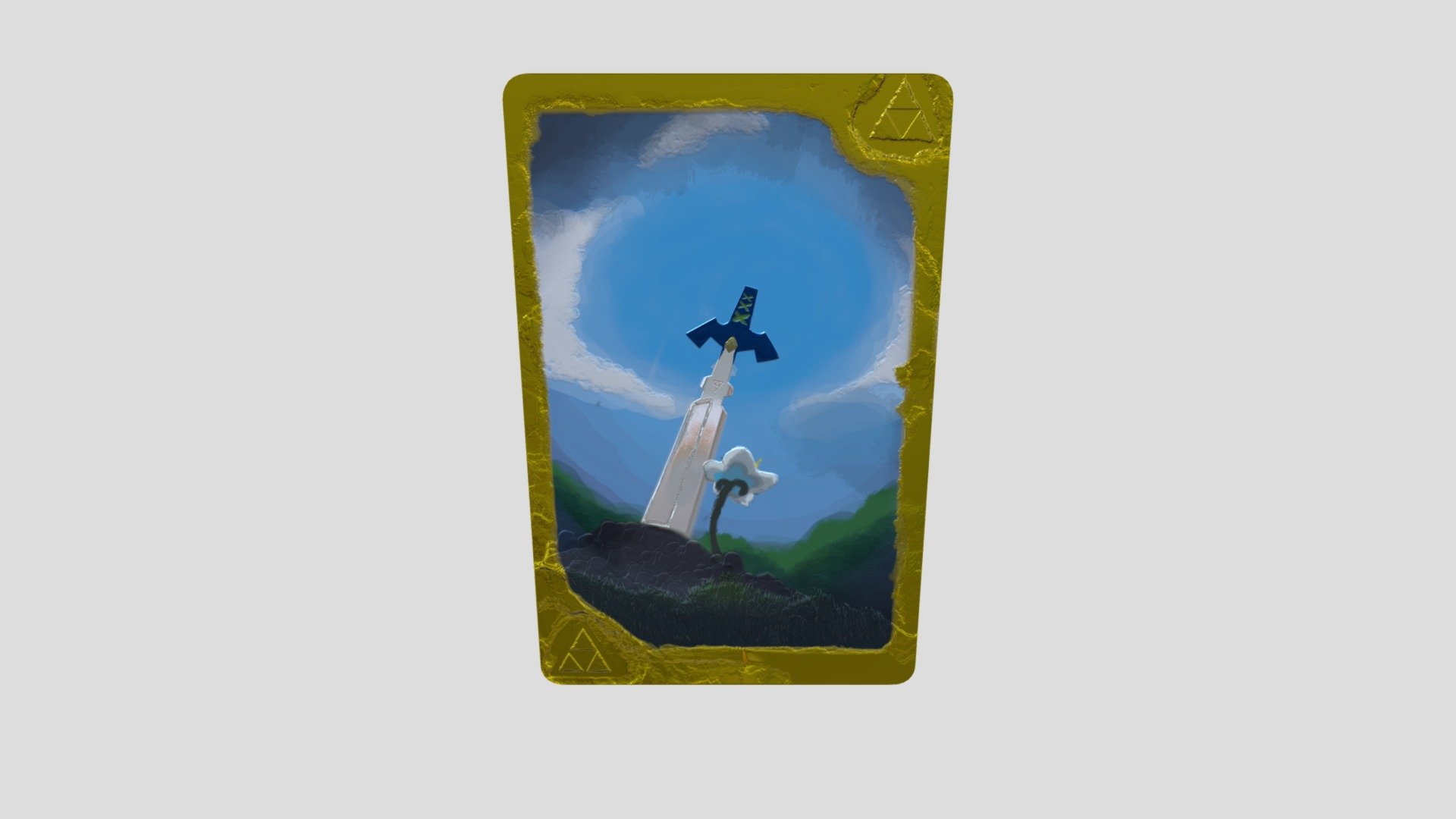 Card Back Breath of the Wild Charlie - 3D model by Charlie-M [e353703 ...