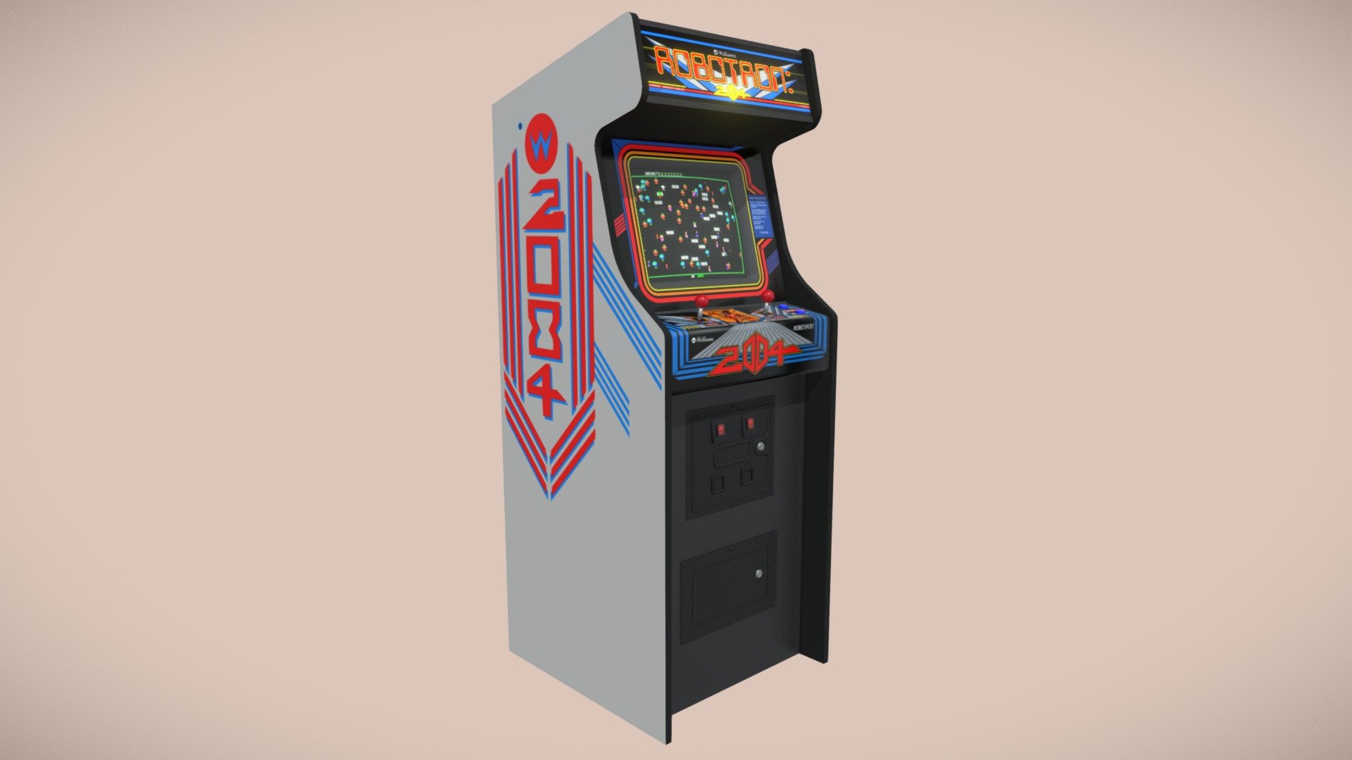 ROBOTRON: 2084 - Williams Electronics - Download Free 3D model by Big ...