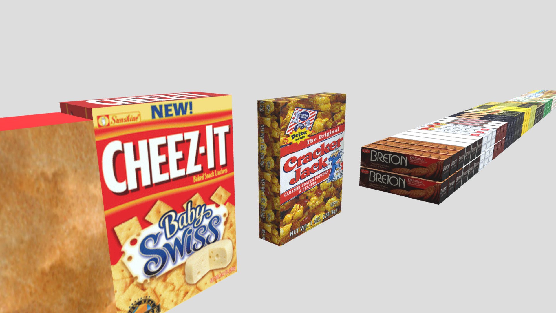 Snack Collections - Download Free 3D model by AGUNG.IHACKSTUFF@GMAIL ...