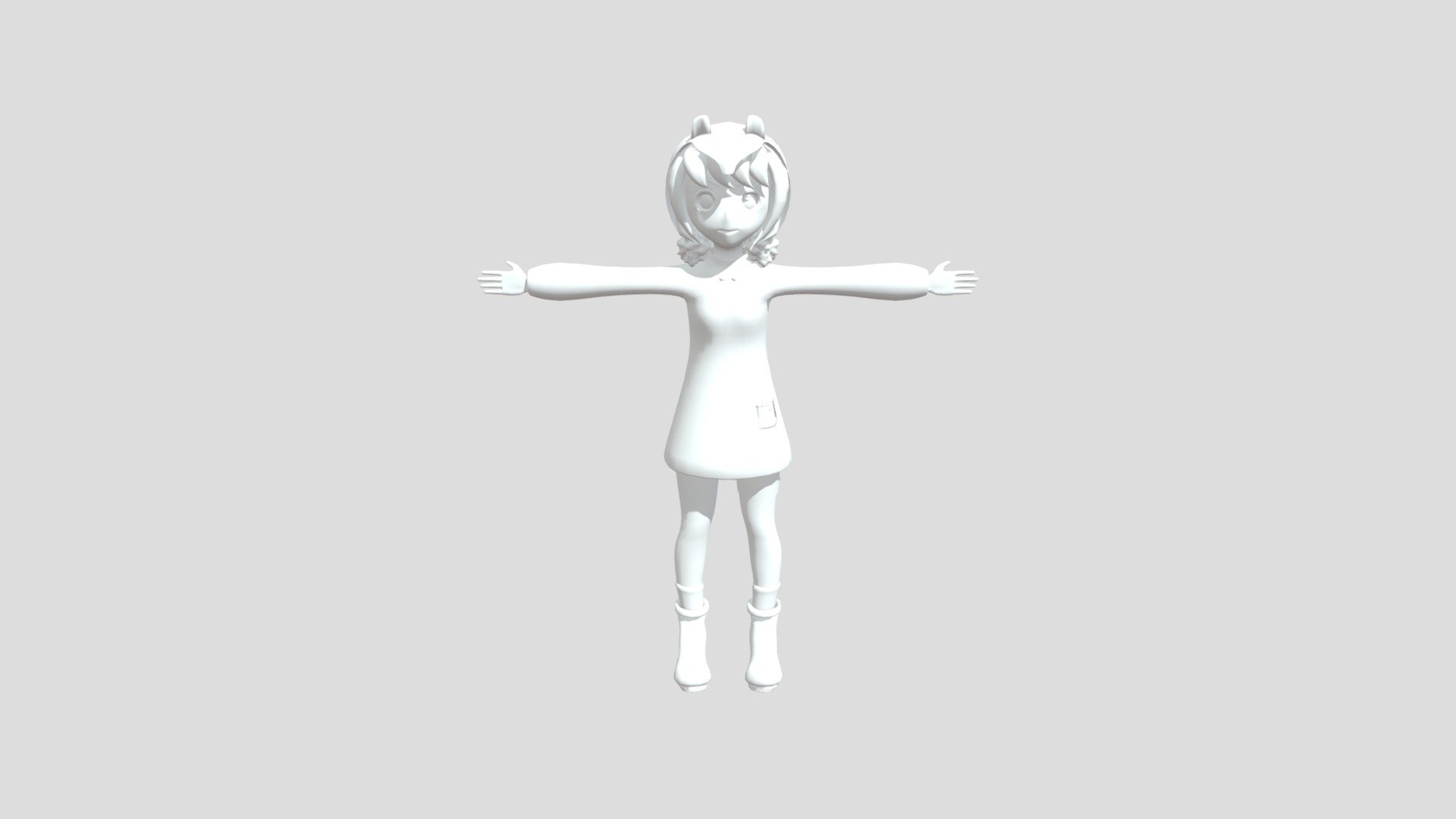 Character Design (Little Girl) - Download Free 3D model by khamg244 ...