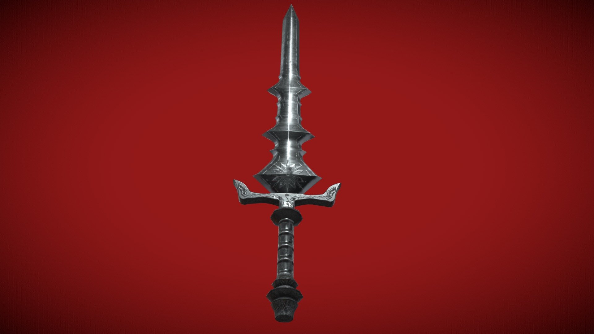 0060 - Silver Sword - 3D model by VaclavGood [e3575b9] - Sketchfab