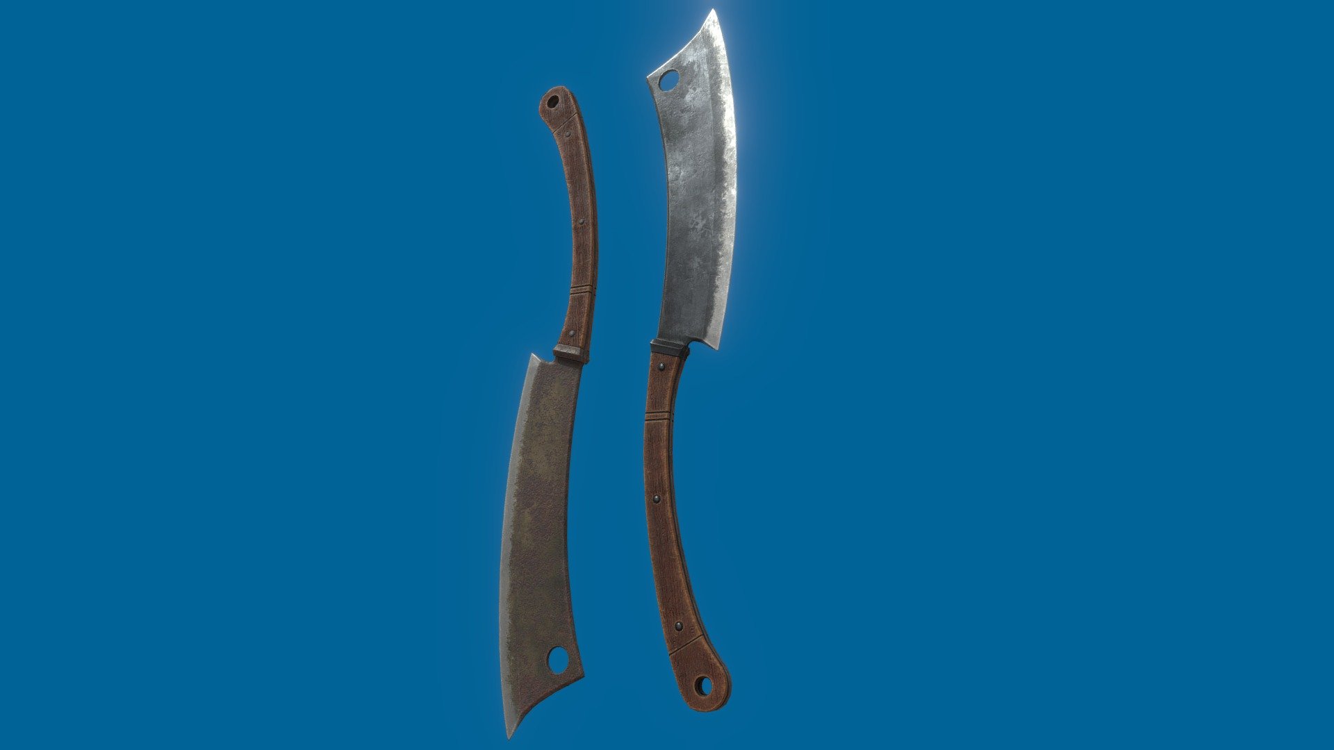 Mercenary Cleaver [Game Ready Asset] - Buy Royalty Free 3D model by ...