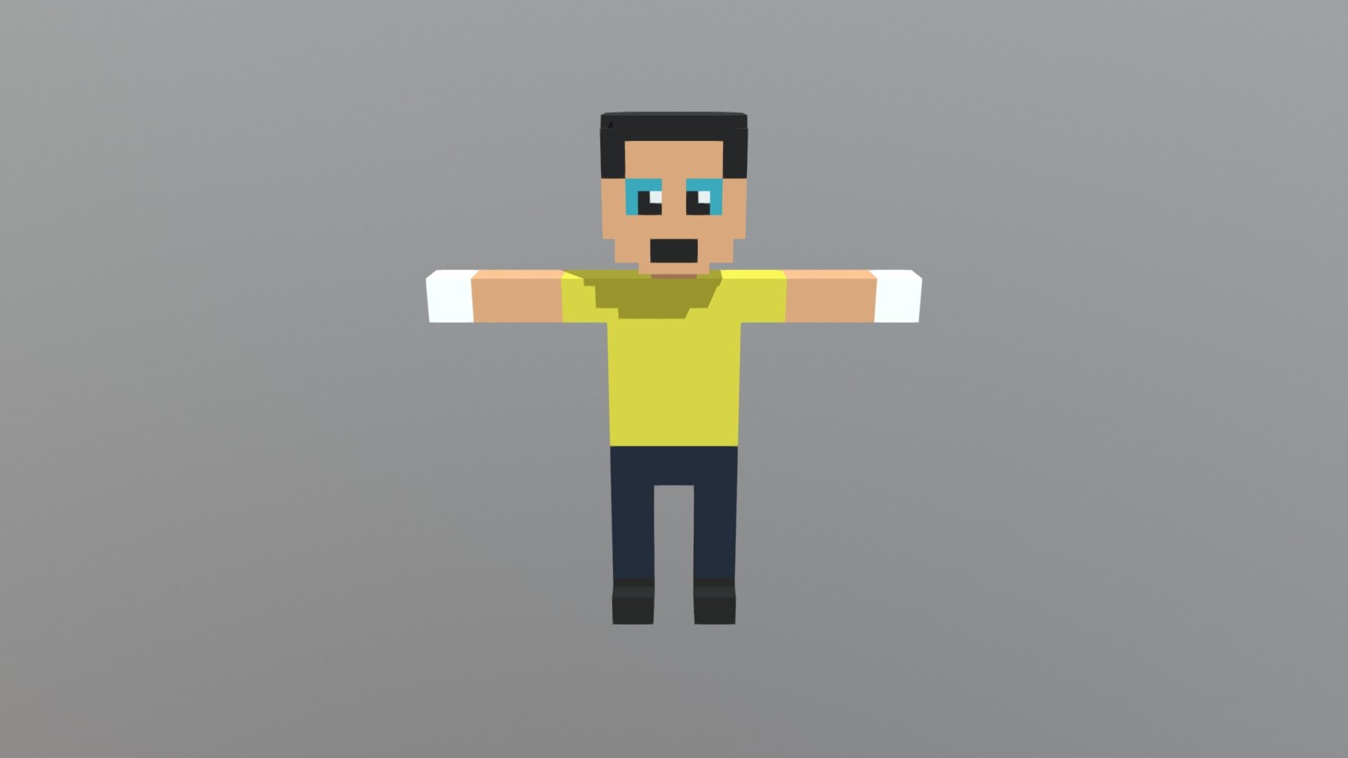 Box Man - 3D model by hyperionmage [e35b406] - Sketchfab