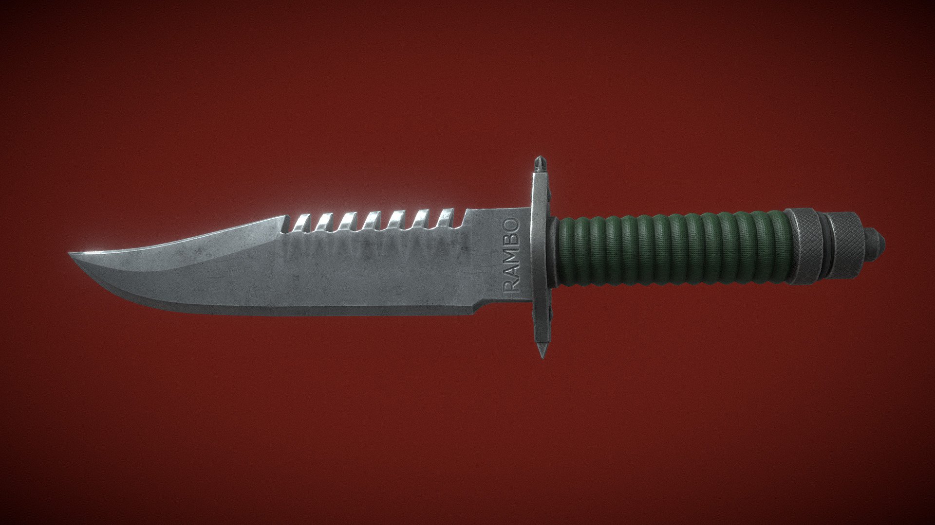 Knife Rambo - Download Free 3D model by emelyarules [e35b665] - Sketchfab
