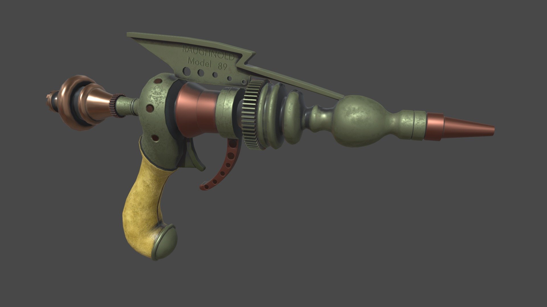 Ray Gun - 3D model by imacfarlane [e35ceb2] - Sketchfab