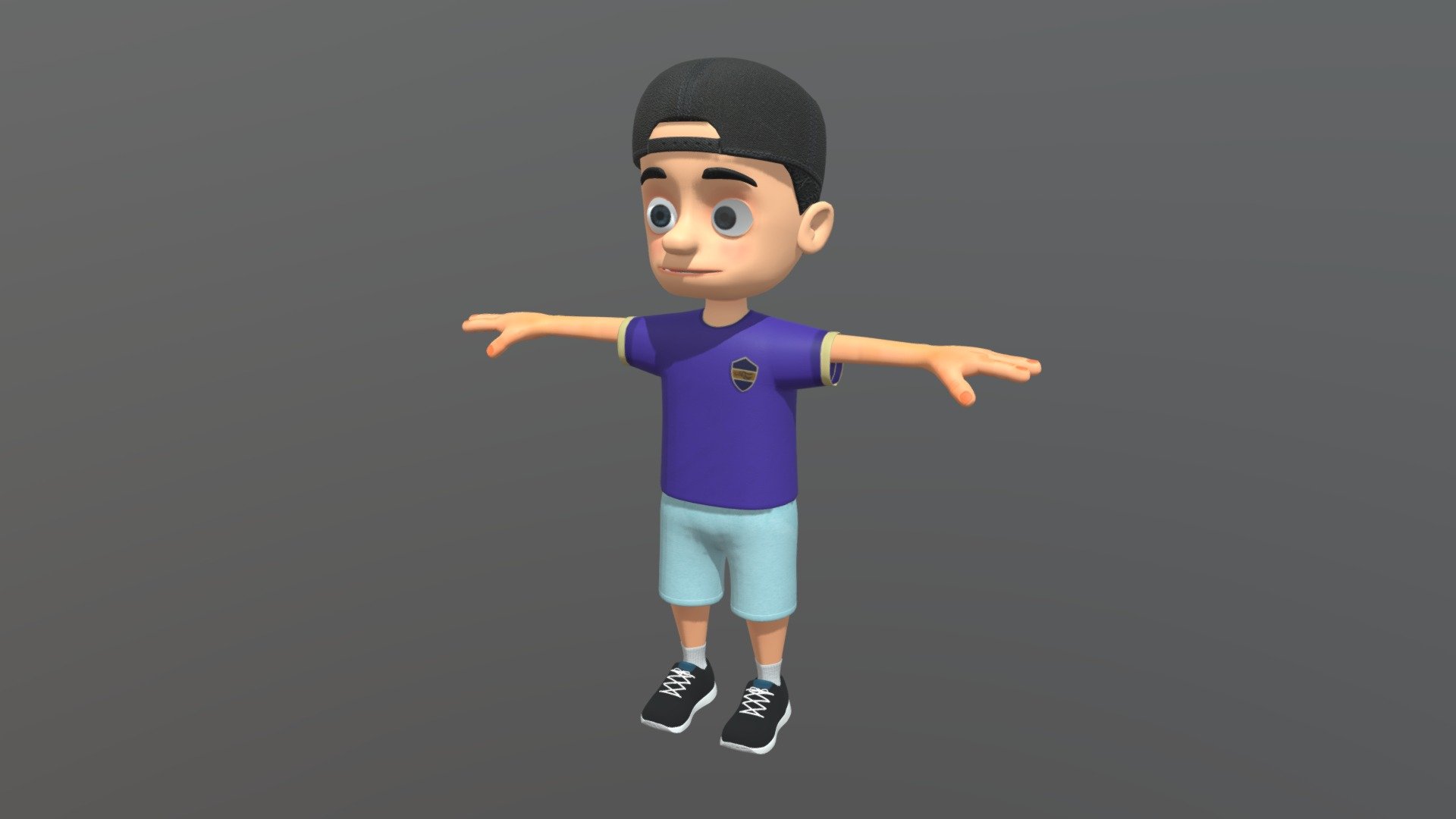 Kid Cartoon - Buy Royalty Free 3D model by ViperJr3D [e35d45b ...