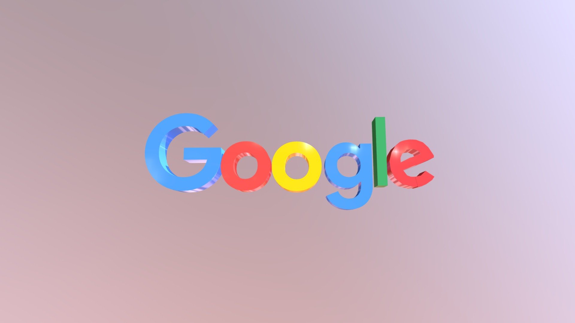 Original Google Logo - Download Free 3D model by Channel Hải ...