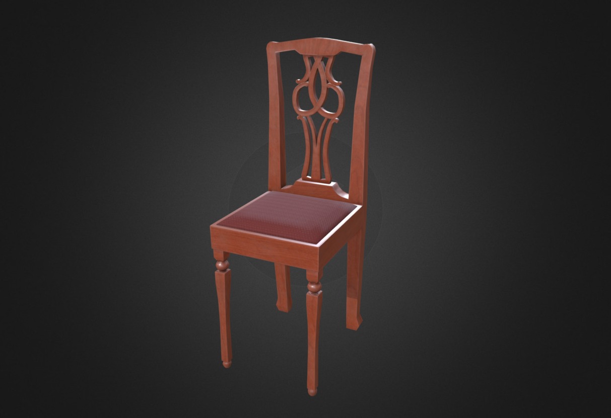 Victorian Dining Chair - 3D model by Bobby Gasiorowski (@BGasio ...