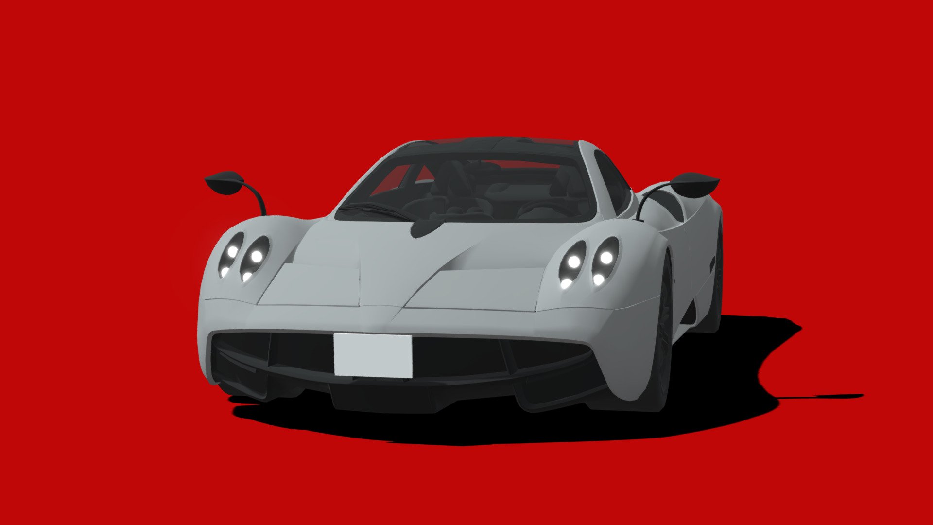 TOON Hypercars : Pagani Huayra - 3D model by LePoint_BAT (@LePointBAT ...