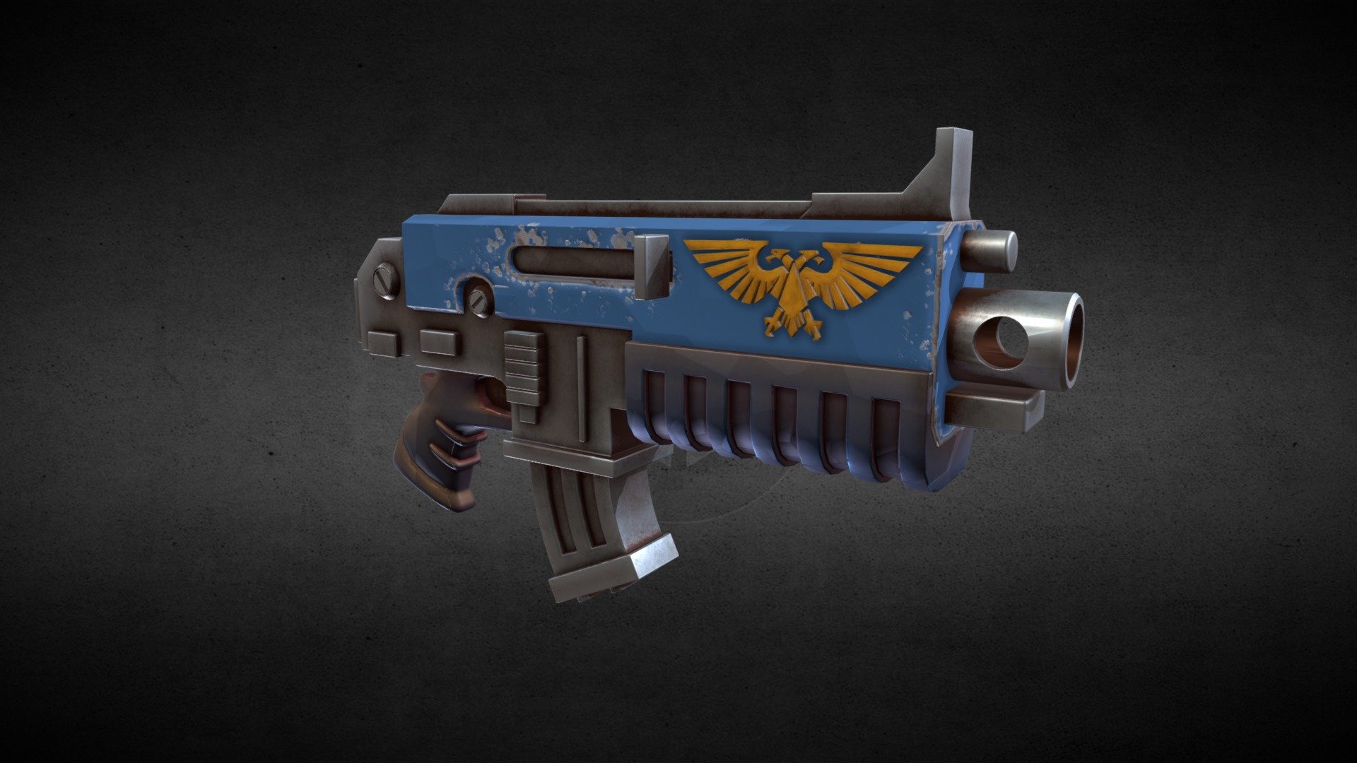 War Hammer 40k Bolter - 3D model by DrunkenChickenn (@JaredBradshaw ...