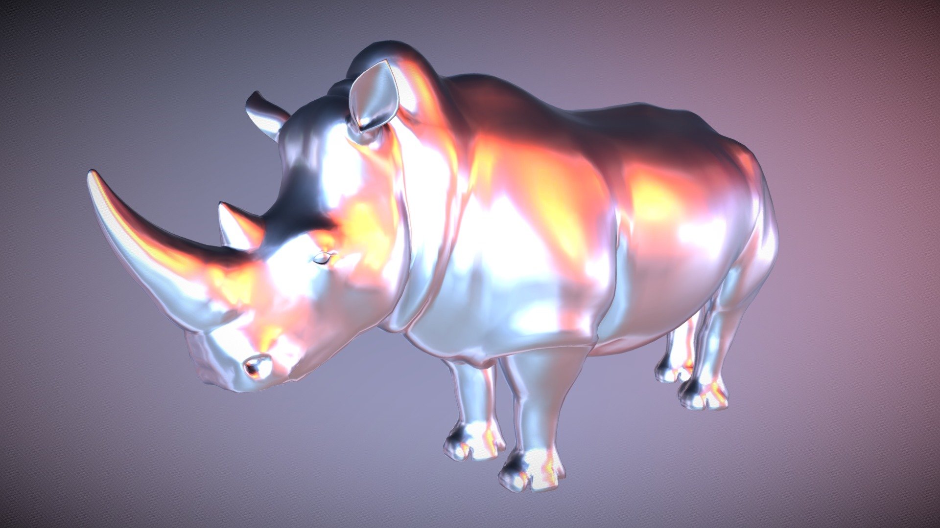 Silver Rhino - Download Free 3D model by AIUM2 (@Yapoco) [e360ad8 ...