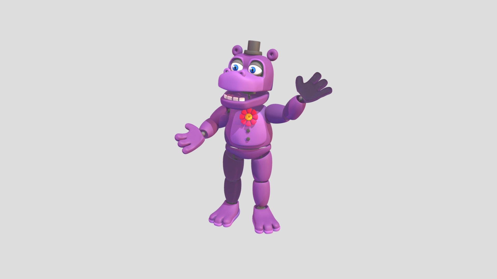 Mr Hippo - Download Free 3D model by dwall8611 [e36110b] - Sketchfab