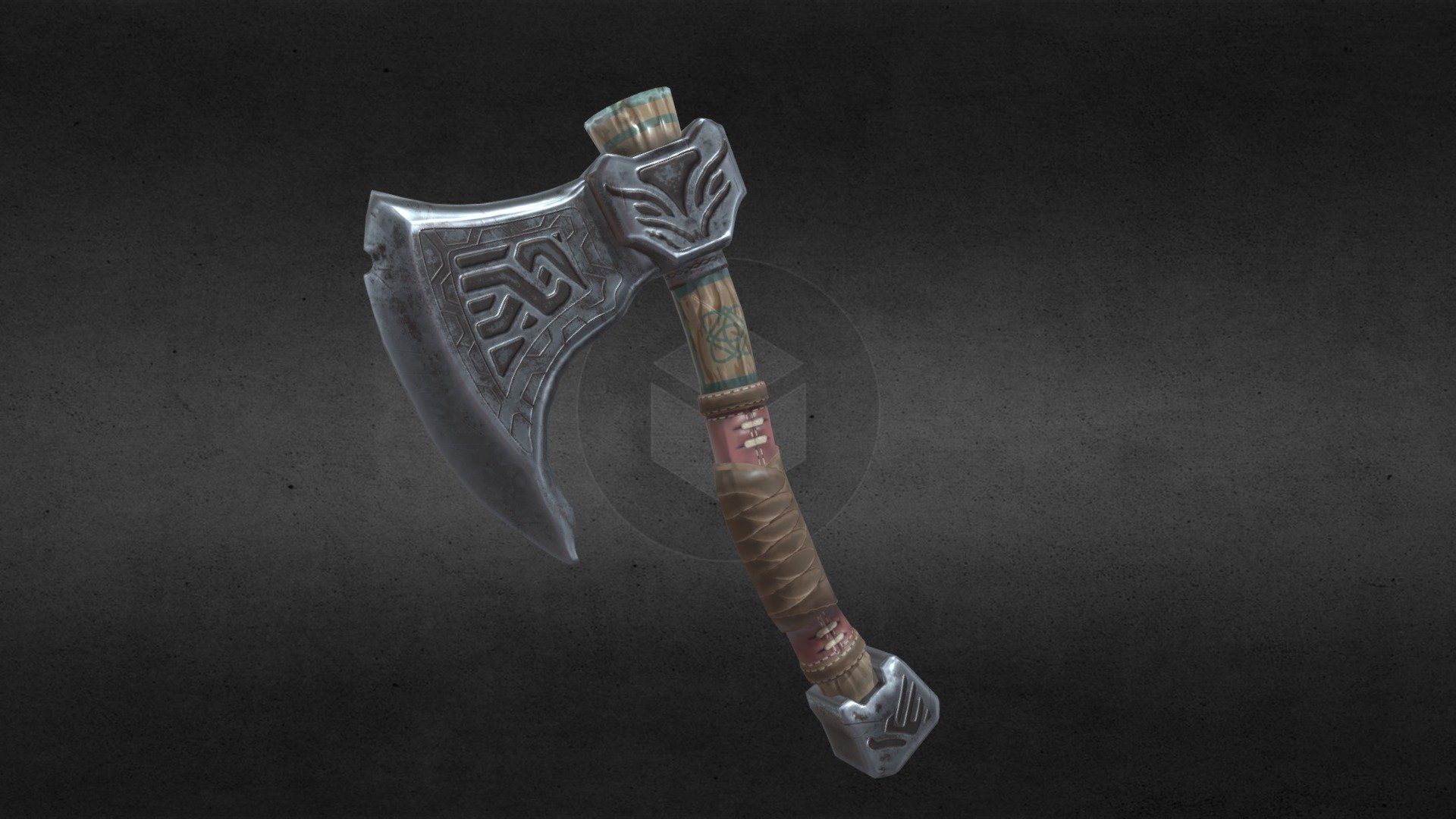Stylized Game ready Axe - 3D model by linobacallo [e361e4c] - Sketchfab