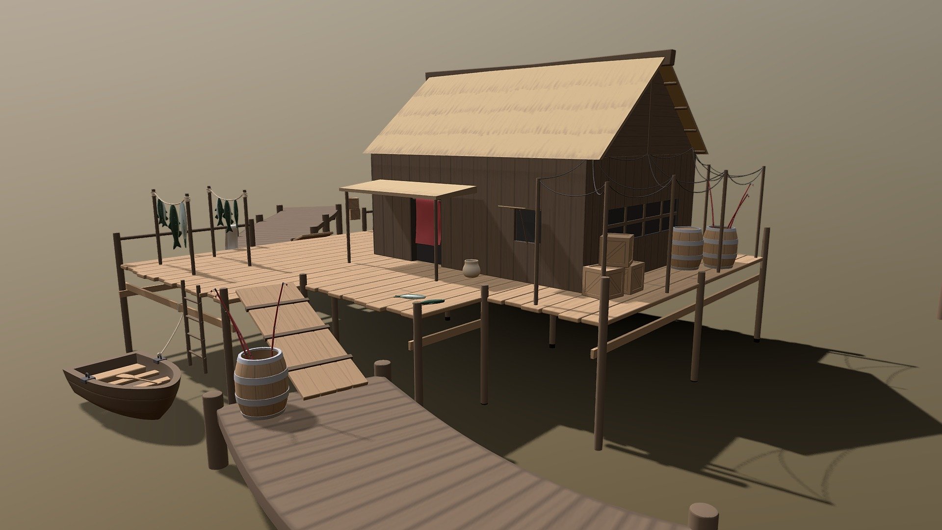 Lake House - 3D model by Thomas Nguyen (@thomasnguyen) [e362773 ...