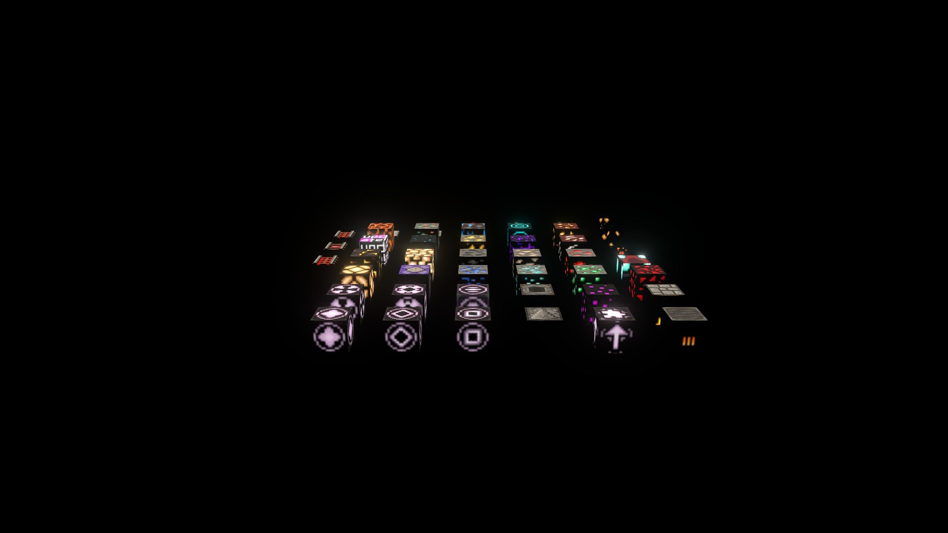 Glowing Blocks Assets - Download Free 3D model by geoplex2022 [e36372e ...