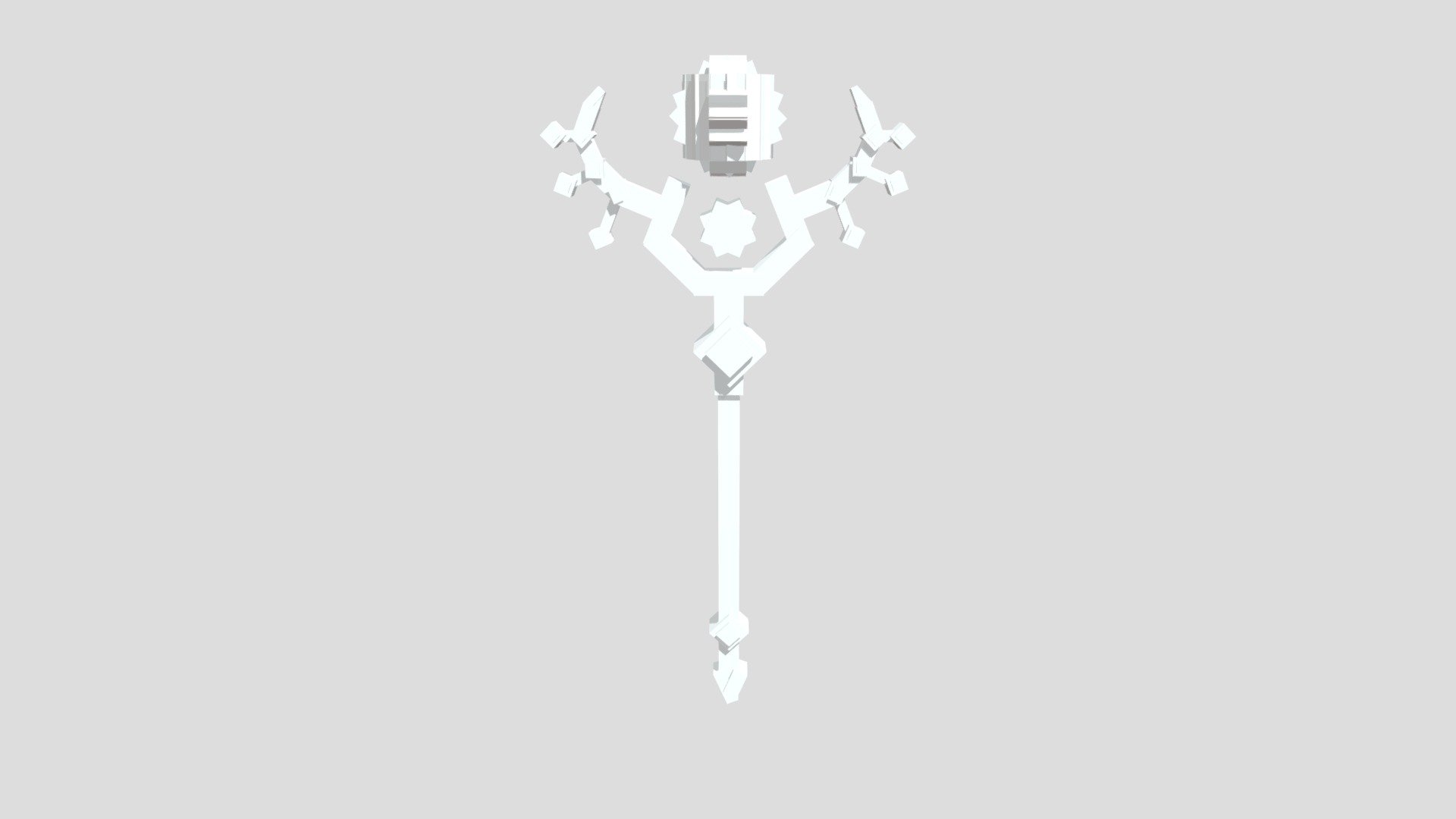Staff - 3D model by Xukero [e3638bf] - Sketchfab
