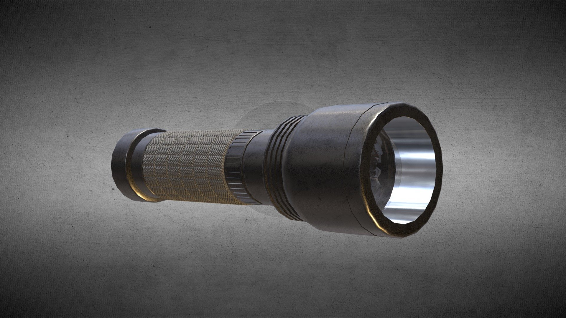 Metal Flashlight - 3D model by Eliza Jacobs (@ElizaJacobs) [e364d1b ...