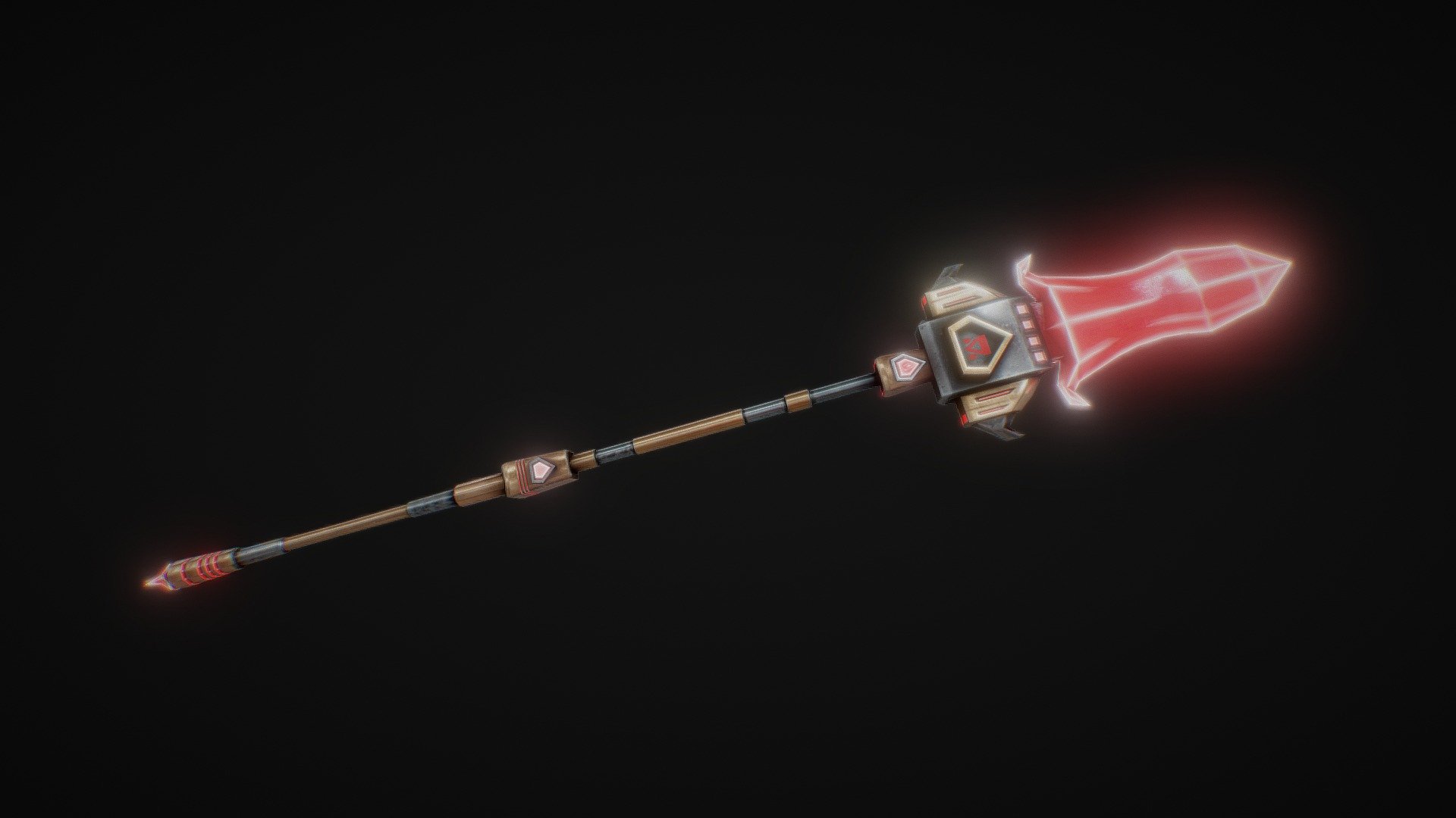 Alpha Spear - Dark Fantasy Pack - 3D model by Isaack - Tacko The 3D Guy ...