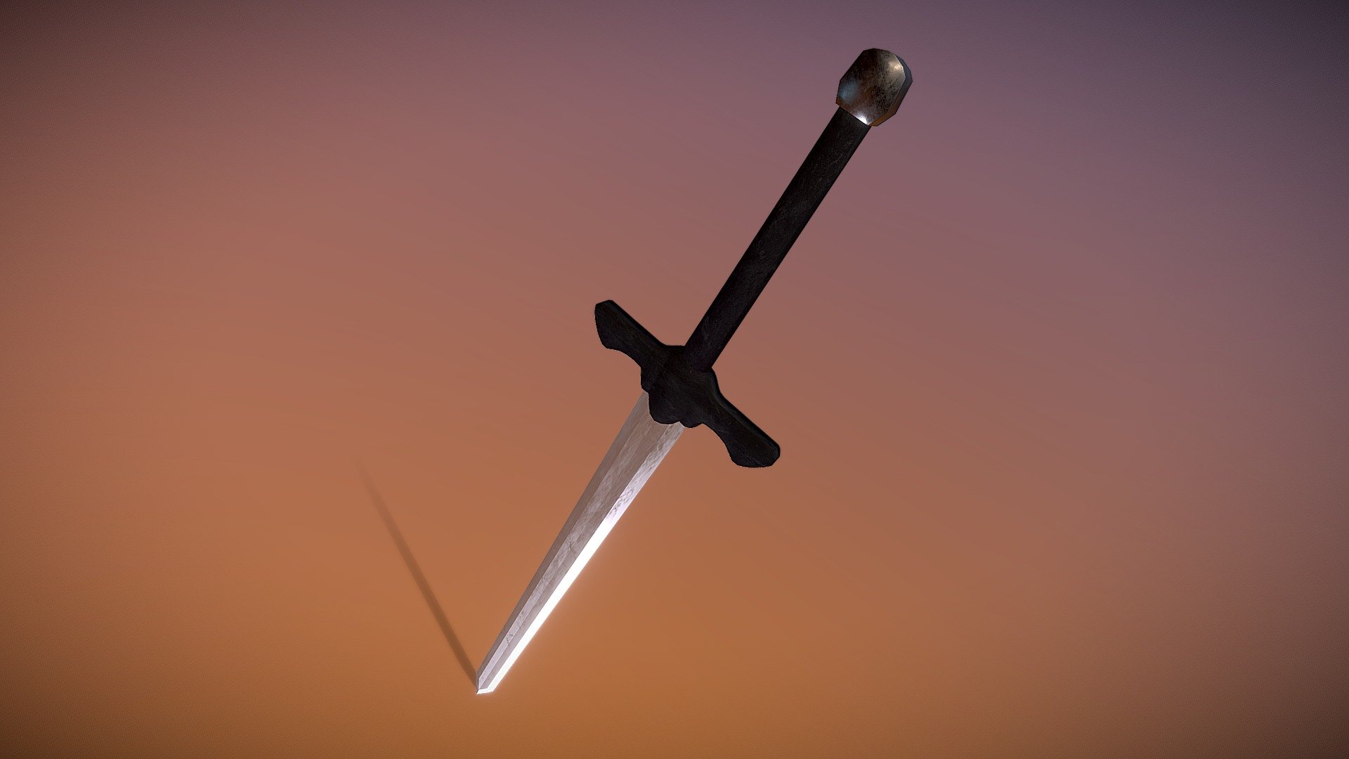 Sunlight Straight Sword - 3D model by Onagi [e366519] - Sketchfab