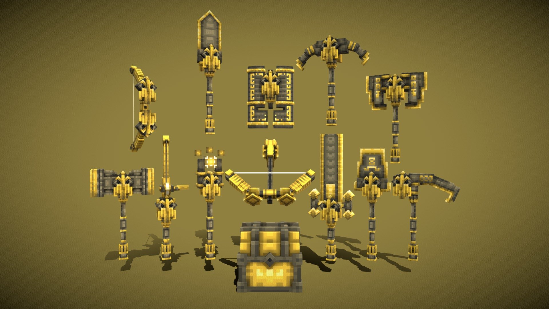 Dwarf Weapon - 3D model by Mr.Cat (@MoneYPE) [e368440] - Sketchfab