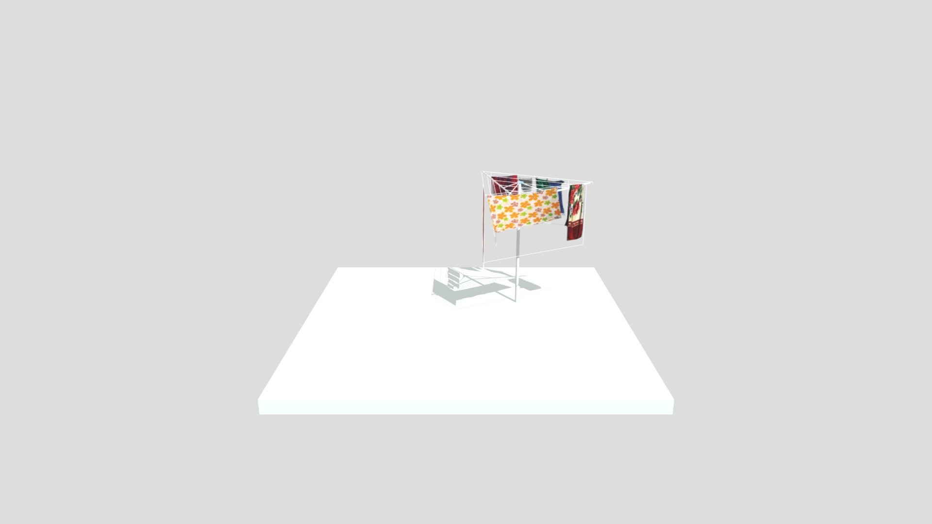 Washing Line 3 - 3D model by freddo (@arabsummer) [e3689b1] - Sketchfab