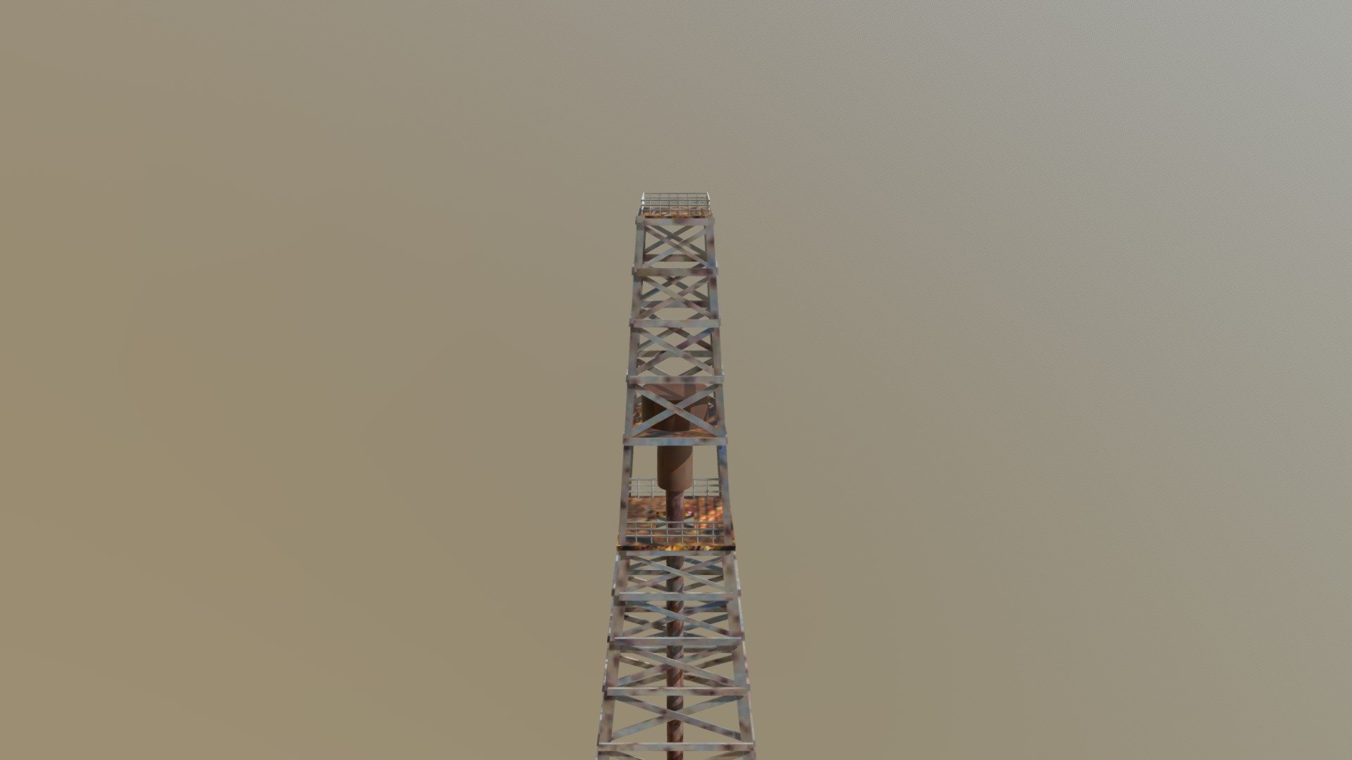 Oil Tower - 3D model by Orlando_Roman [e36955b] - Sketchfab