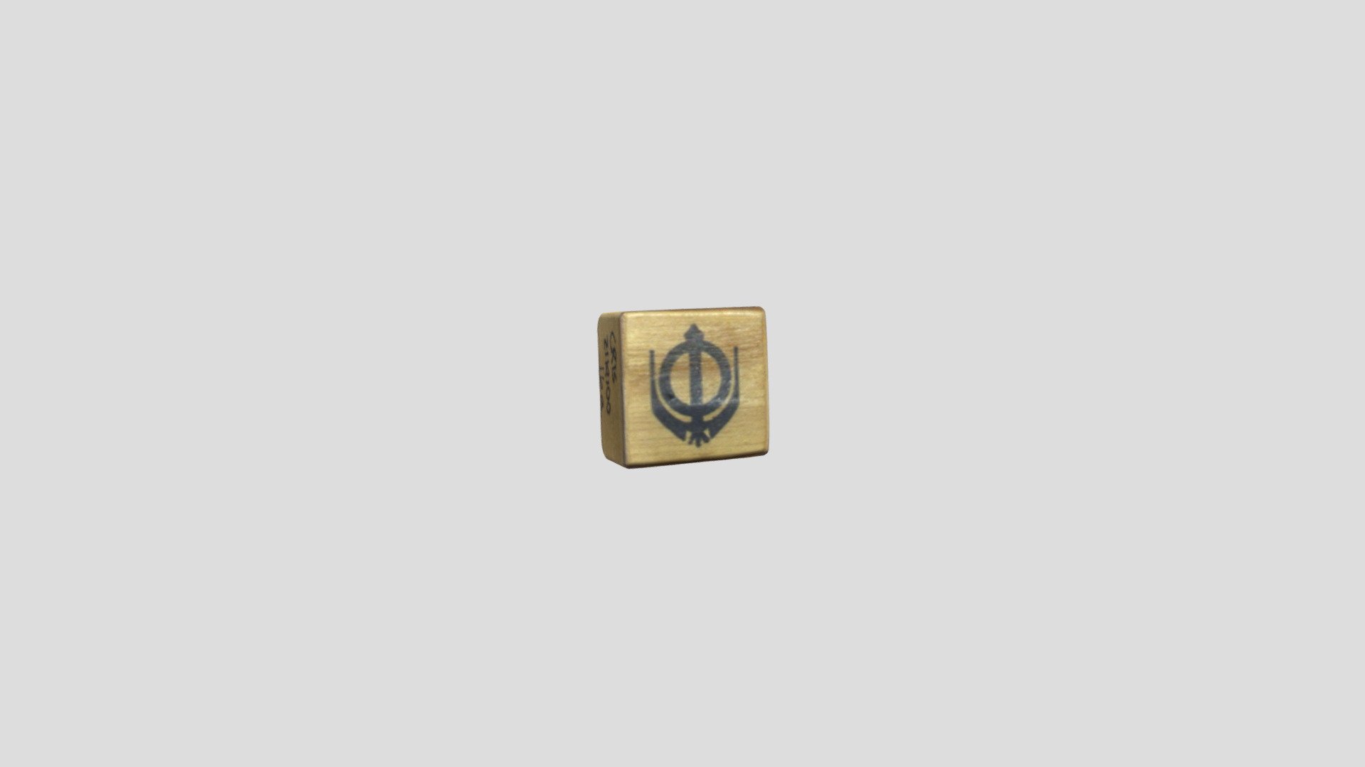 Faith symbol stamp - 3D model by Aberdeen City Libraries ...