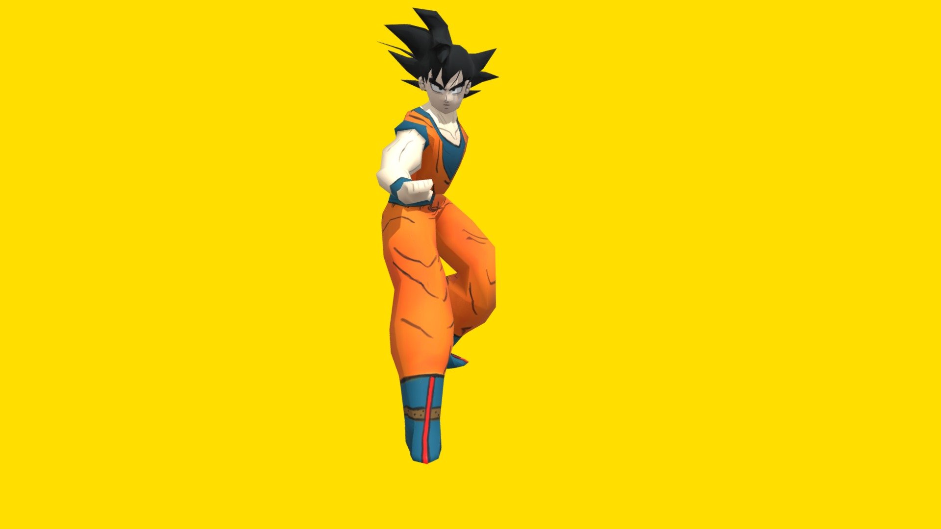 Goku Base Form - 3D model by Salstar123 (@Syed.Salman.Haider) [e36bef2 ...