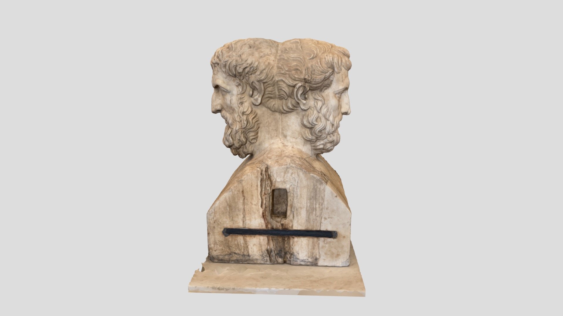 Ancient Roman Two Face sculpture - Download Free 3D model by ...