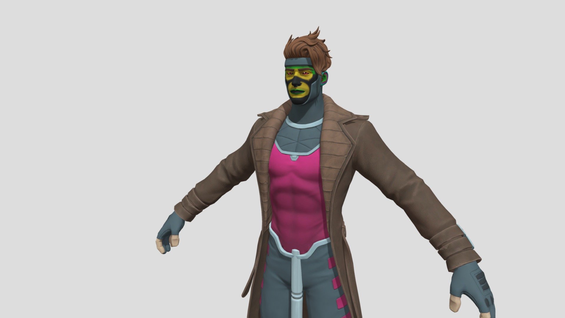 Gambit - Download Free 3D model by Remi With a m16 (@ElPePeEtesech2666 ...