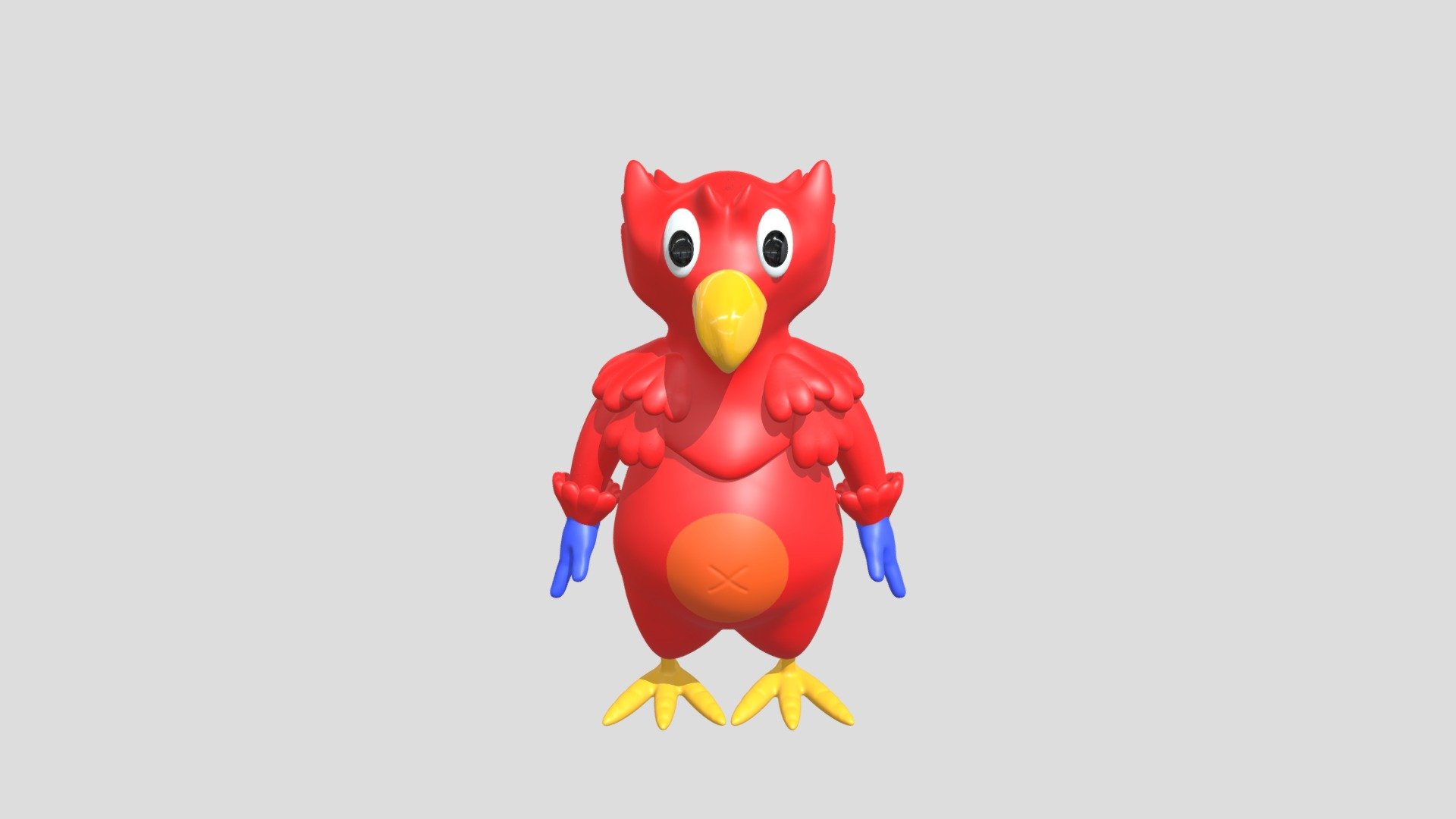 Bird Mascot - 3D model by Jun Wai (@Jun_Wai) [e3724f2] - Sketchfab
