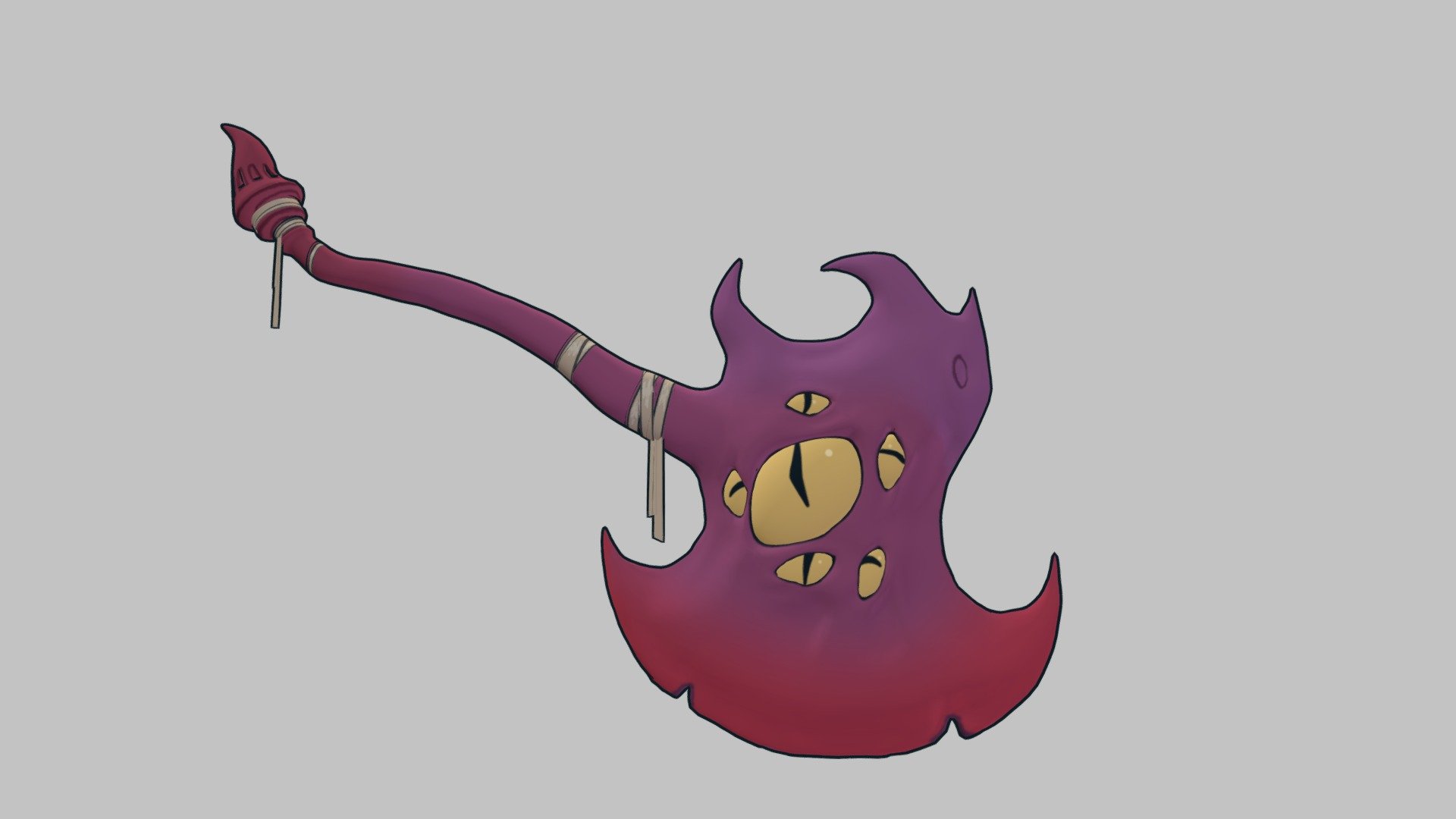 Demonic Axe - Download Free 3D model by Giraffe7 (@GiraffeTail ...