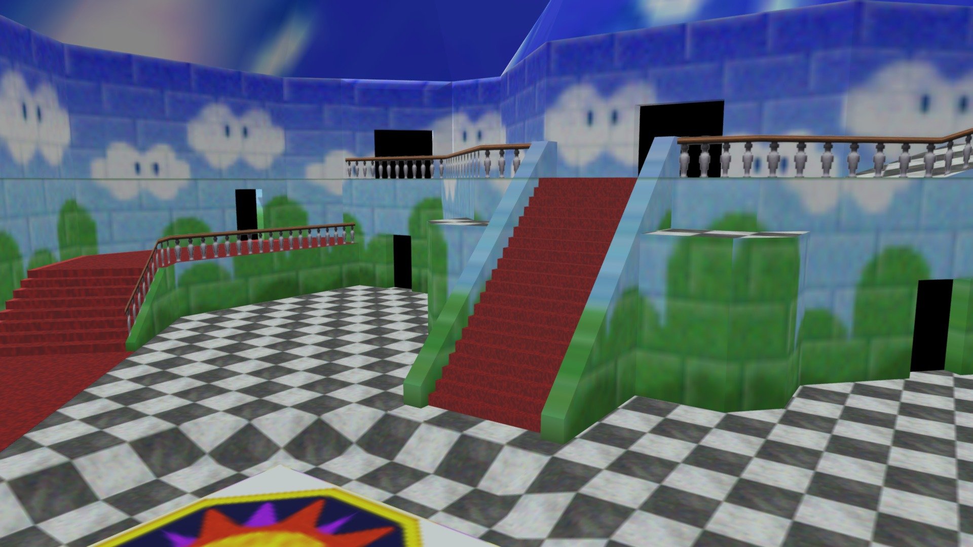 Nintendo 64 Super Mario 64 Peachs Castle 1f Download Free 3d Model By Garu Garuthe 
