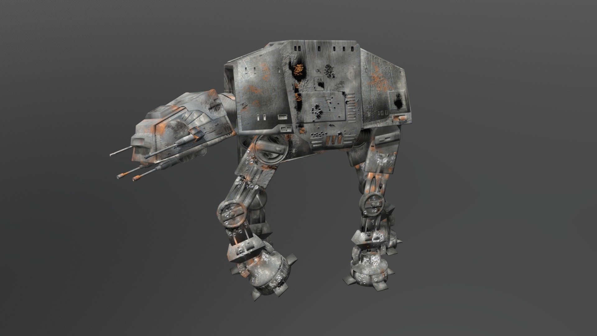 AT-AT - 3D model by Alchemy * Gergő Arany * (@AlchemyGergoArany ...