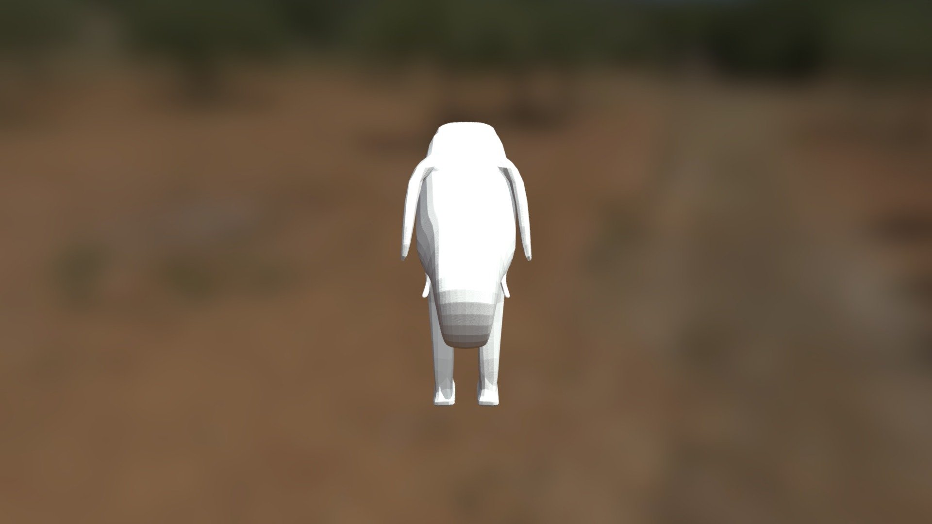 Simple Elephant - 3D model by Spicebag (@spiceybits) [e377c77] - Sketchfab