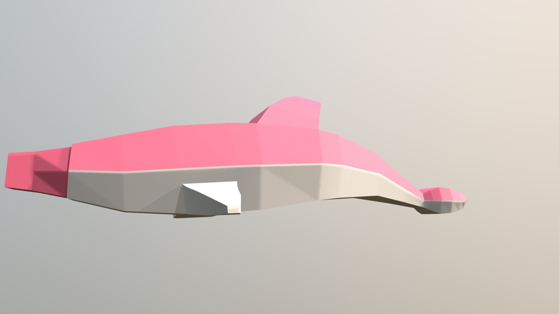 Pink Dolphin - LowPoly - 3D model by Mysticreator [e3786ad] - Sketchfab