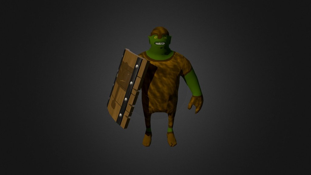 Goblin With Shield - 3D model by mlmitchell3 [e378cb1] - Sketchfab