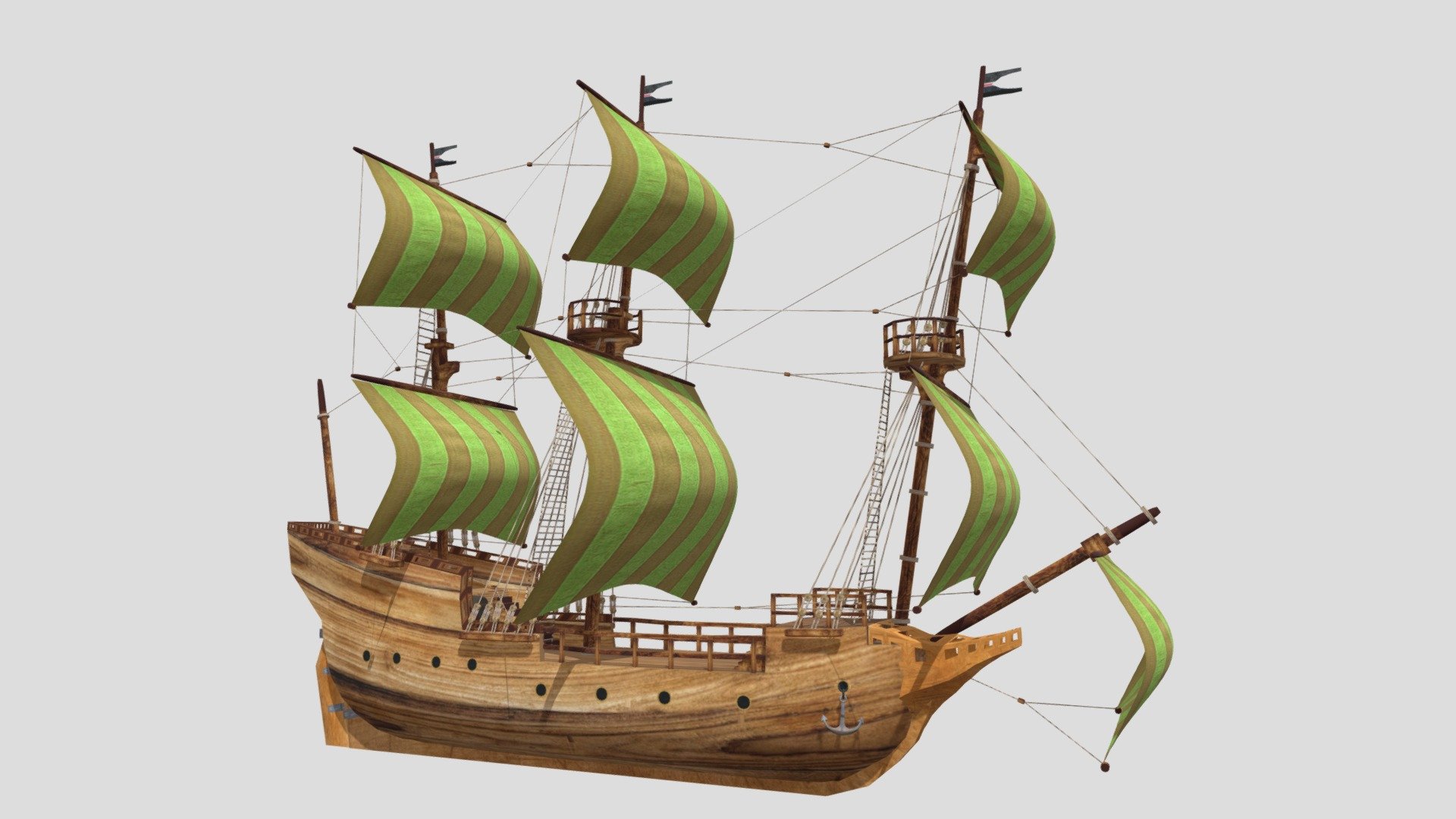 Ship CC - Download Free 3D model by gogiart (@agt14032013) [e378fb1 ...